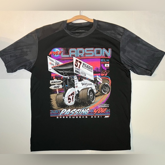 Sport-Tek | Shirts | Kyle Larson Speedweeks 22 Doublesided Camohex ...